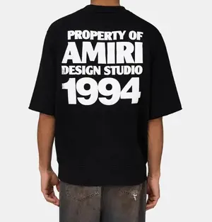 Amiri Crew Neck Short-sleeved T-shirt