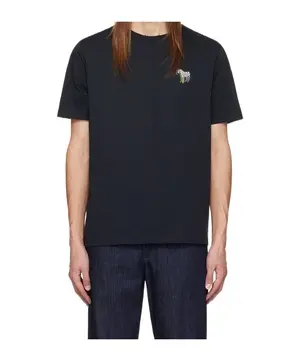 Paul Smith 3d Zebra-print Cotton T-shirt - Black