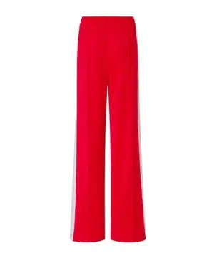 Pinko Logo Appliqué Wide-leg Track Shorts