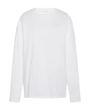 THE ROW Ciles Long Sleeve T-shirt - White