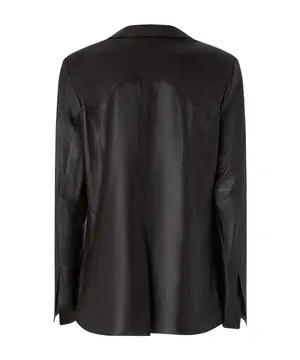 Pinko Single-breasted Leather Jacket