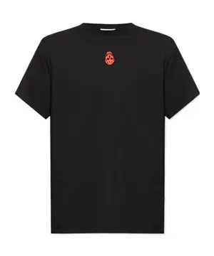 Alexander McQueen Skull Embellished Crewneck T-shirt