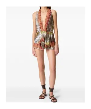 Missoni Zig-zag Ruffled Mini Dress