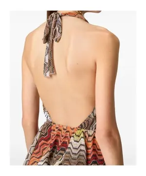 Missoni Zig-zag Ruffled Mini Dress