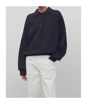 THE ROW Long-sleeved Sweatshirt With Button Detail