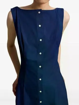 Polo Ralph Lauren Boat Neck Buttoned Maxi Dress