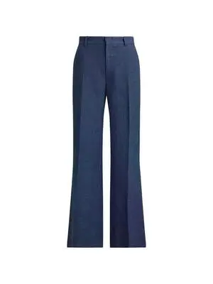 Polo Ralph Lauren High-rise Flared Trousers - Blue
