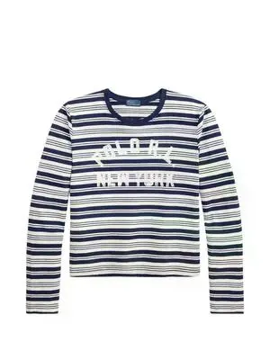Polo Ralph Lauren Striped Logo T-shirt - Blue