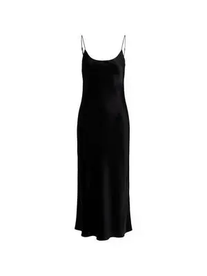 Polo Ralph Lauren Midi Fluid Dress - Black