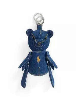 Polo Ralph Lauren Polo Bear Denim Bag Charm