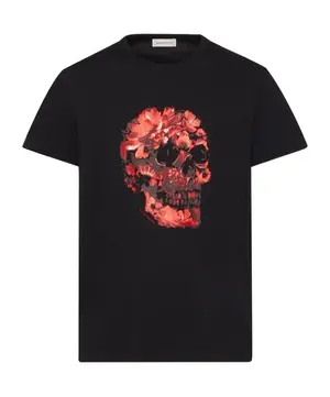 Alexander McQueen Skull Printed Crewneck T-shirt