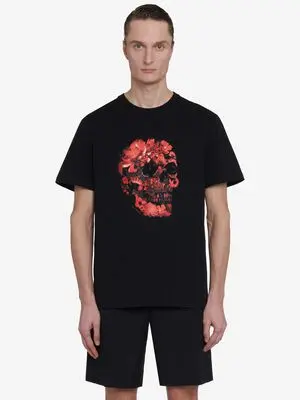Alexander McQueen Skull Printed Crewneck T-shirt