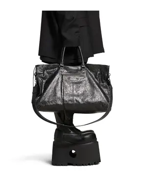 Balenciaga Le City Zipped Travel Bag - Black