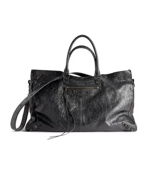 Balenciaga Le City Zipped Travel Bag - Black