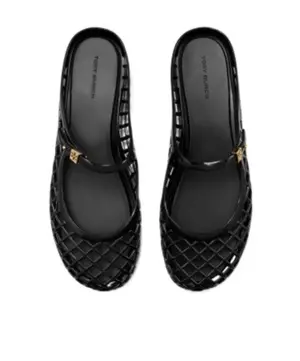 Tory Burch Mellow Flat Mules With Buckled Strap