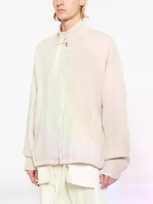 MIDORIKAWA Zip-up High-neck Shirt