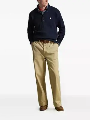 Polo Ralph Lauren Flag Detail Sweater - Blue