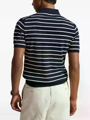 Polo Ralph Lauren Striped Rib-knit Polo Shirt