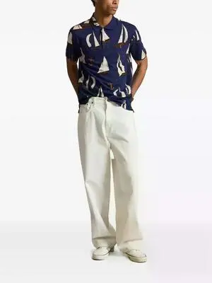 Polo Ralph Lauren Sailboat-print Polo Shirt