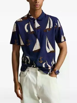 Polo Ralph Lauren Sailboat-print Polo Shirt