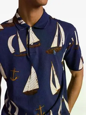Polo Ralph Lauren Sailboat-print Polo Shirt