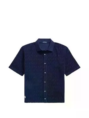 Polo Ralph Lauren Cable-knit Terry T-shirt - Blue