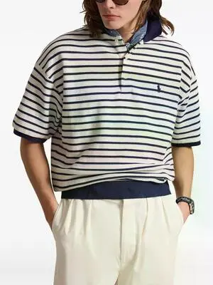 Polo Ralph Lauren Relaxed Fit Striped Textured Polo Shirt