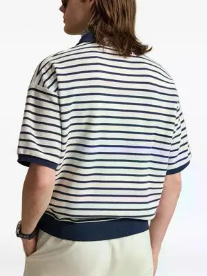 Polo Ralph Lauren Relaxed Fit Striped Textured Polo Shirt
