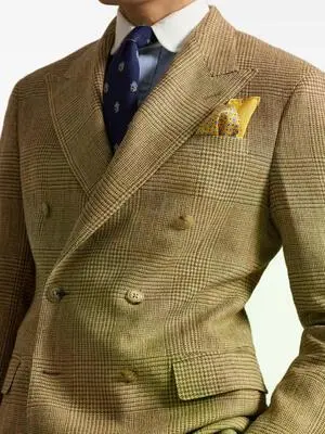 Polo Ralph Lauren Glen Plaid Double-breasted Blazer