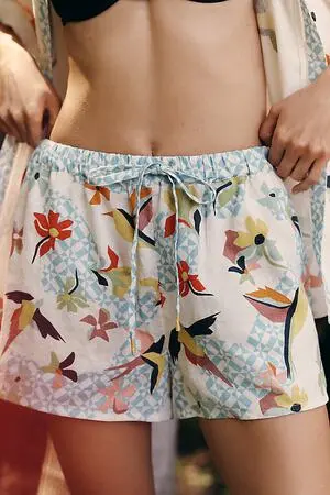 CELANDINE Linen Blend Shorts