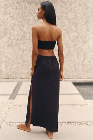 CELANDINE Aliza Strapless Maxi Dress
