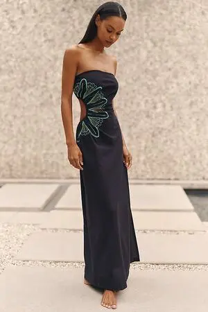 CELANDINE Aliza Strapless Maxi Dress