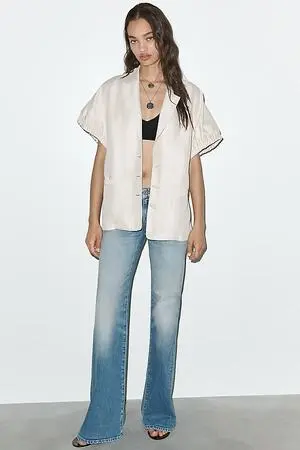Maeve Puff-sleeve Blazer Jacket