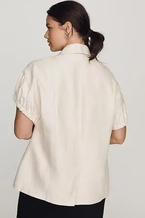 Maeve Puff-sleeve Blazer Jacket