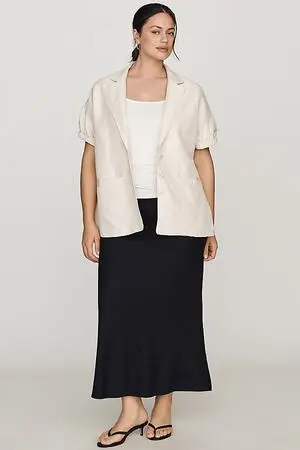 Maeve Puff-sleeve Blazer Jacket