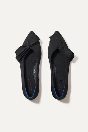 Rothy's The Bow Point Ii Flats - Black