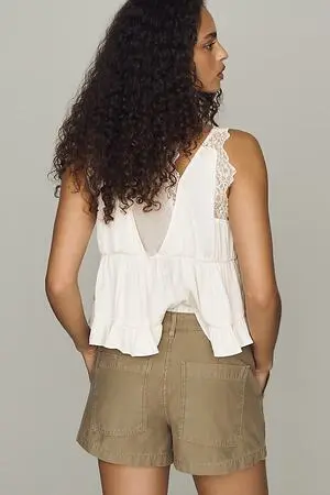 Citizens Of Humanity Marcella 100% Cotton Utility Shorts - Bezel
