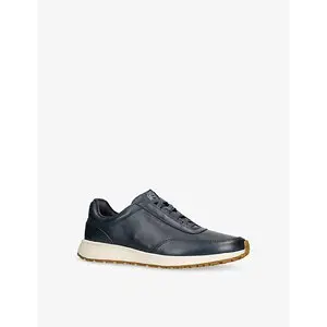Cole Haan Grandpro Luxe Leather Trainers - Navy