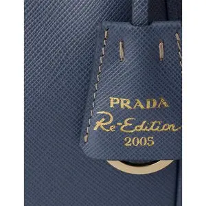 Prada Re-edition 2005 Saffiano Leather Mini Handbag - Blue
