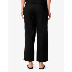 OMNES Anderson Straight-leg Linen-blend Trousers