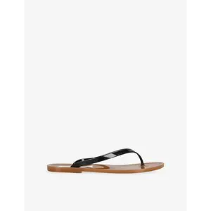 Christopher Esber Pvc Flip Flops With Open Round Toe - Bronze Com