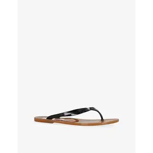 Christopher Esber Pvc Flip Flops With Open Round Toe - Bronze Com