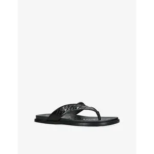 Sam Edelman Lila Leather Sandals - Black