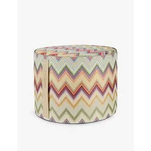 Missoni Agadir Cylinder Woven Pouf - Orange Multicolor
