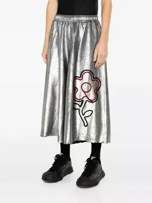 KIDILL Flower Patch Metallic Shorts