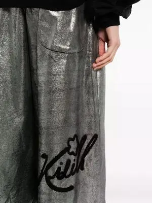 KIDILL Flower Patch Metallic Shorts