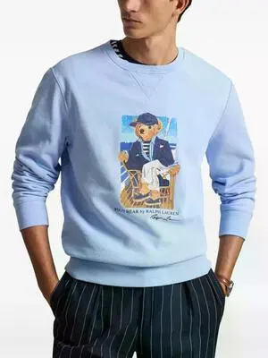 Polo Ralph Lauren Bear Print Crew Neck Sweatshirt