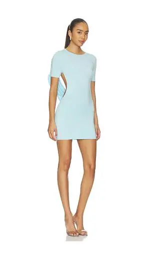 Superdown X Emma Rose Carys Drape Mini Dress - Blue