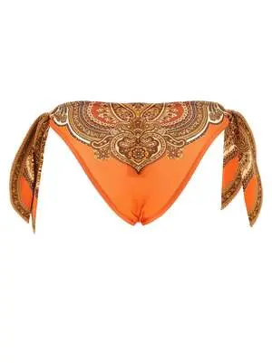 Zimmermann Mahon Paisley-print Bikini Briefs - Multicolor