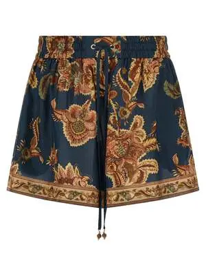 ZIMMERMANN ZIMMERMANN Aster Printed Silk Shorts